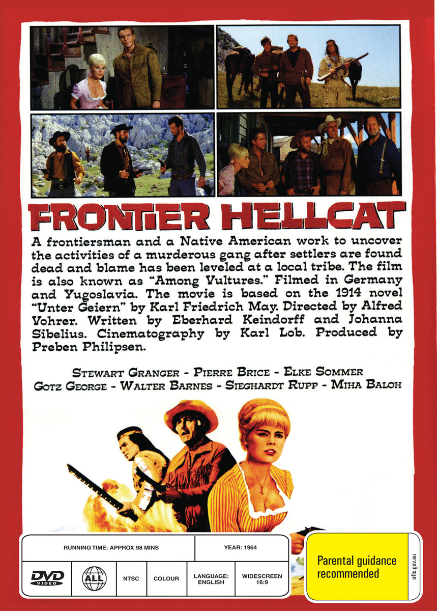 Frontier Hellcat (1964) - DVD - Pierre Brice, Stewart Granger