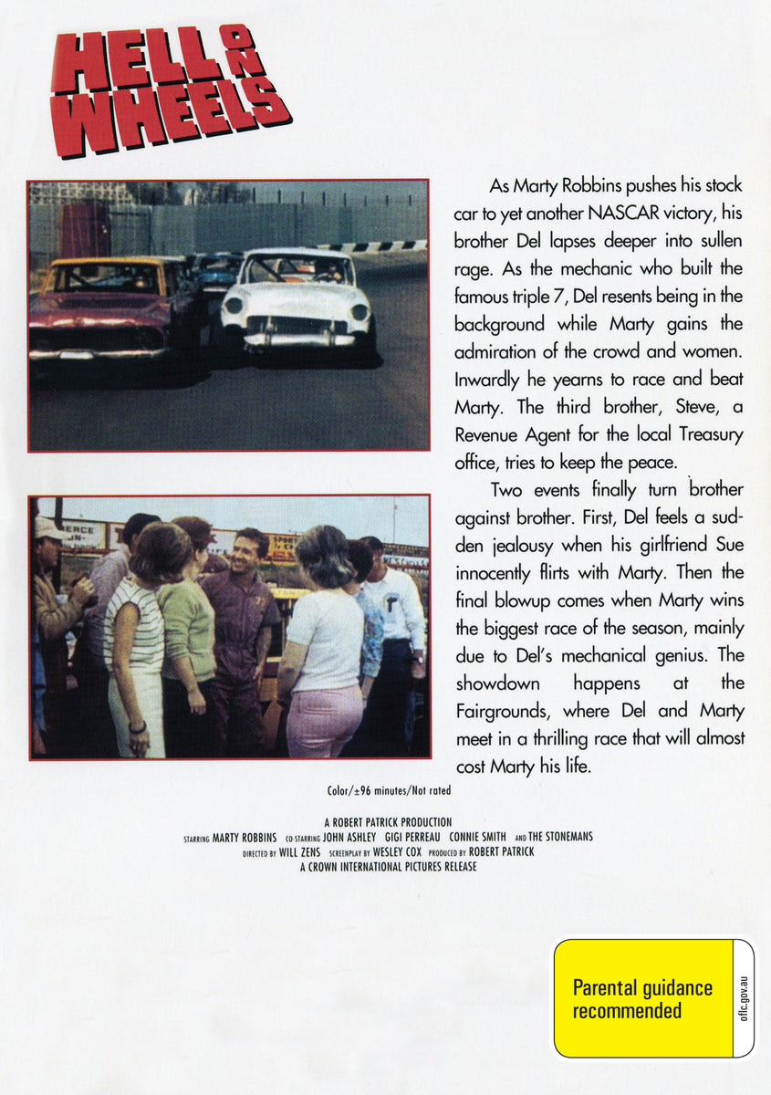 Hell on Wheels (1967) - DVD - Marty Robbins, John Ashley