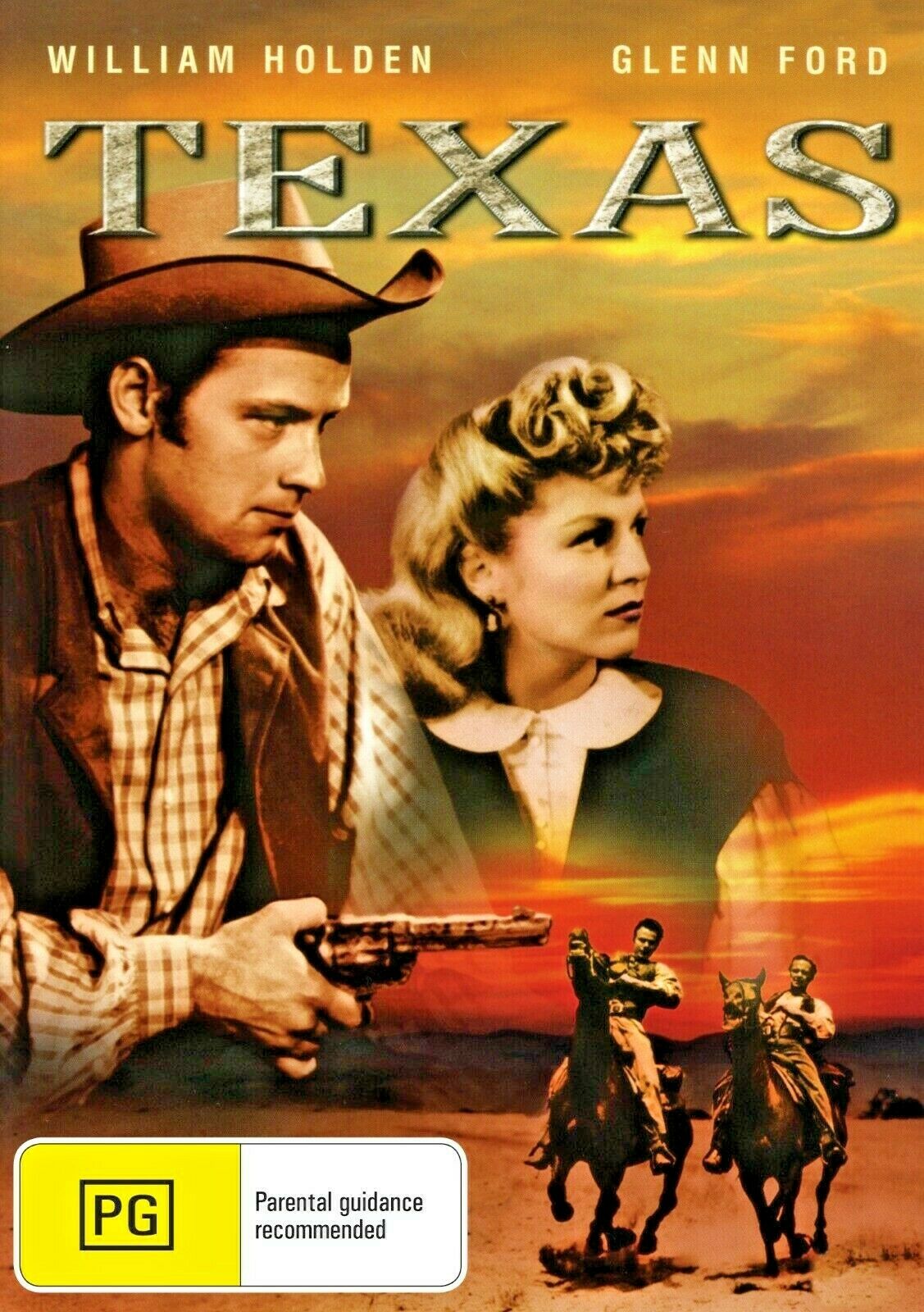 Texas (1941) - DVD - NEW - William Holden, Glenn Ford - WESTERN ...