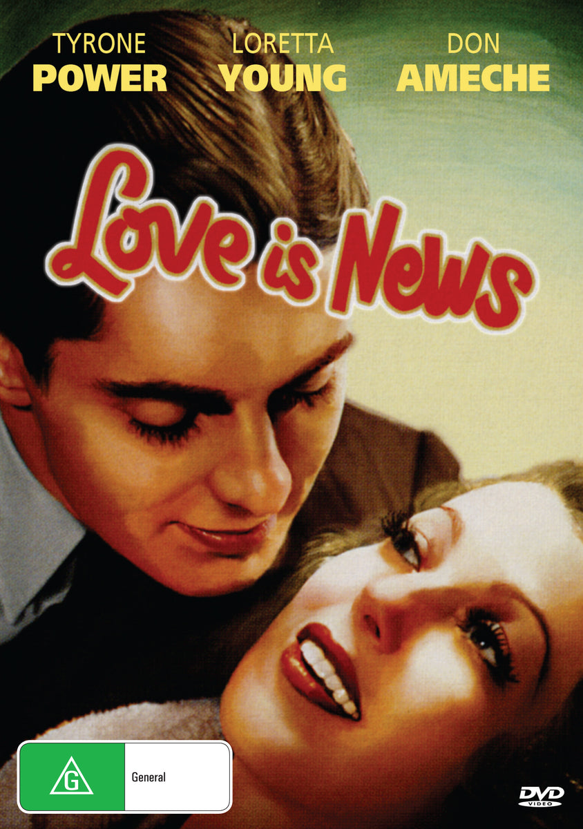 Love Is News (1937) - DVD - Tyrone Power, Loretta Young