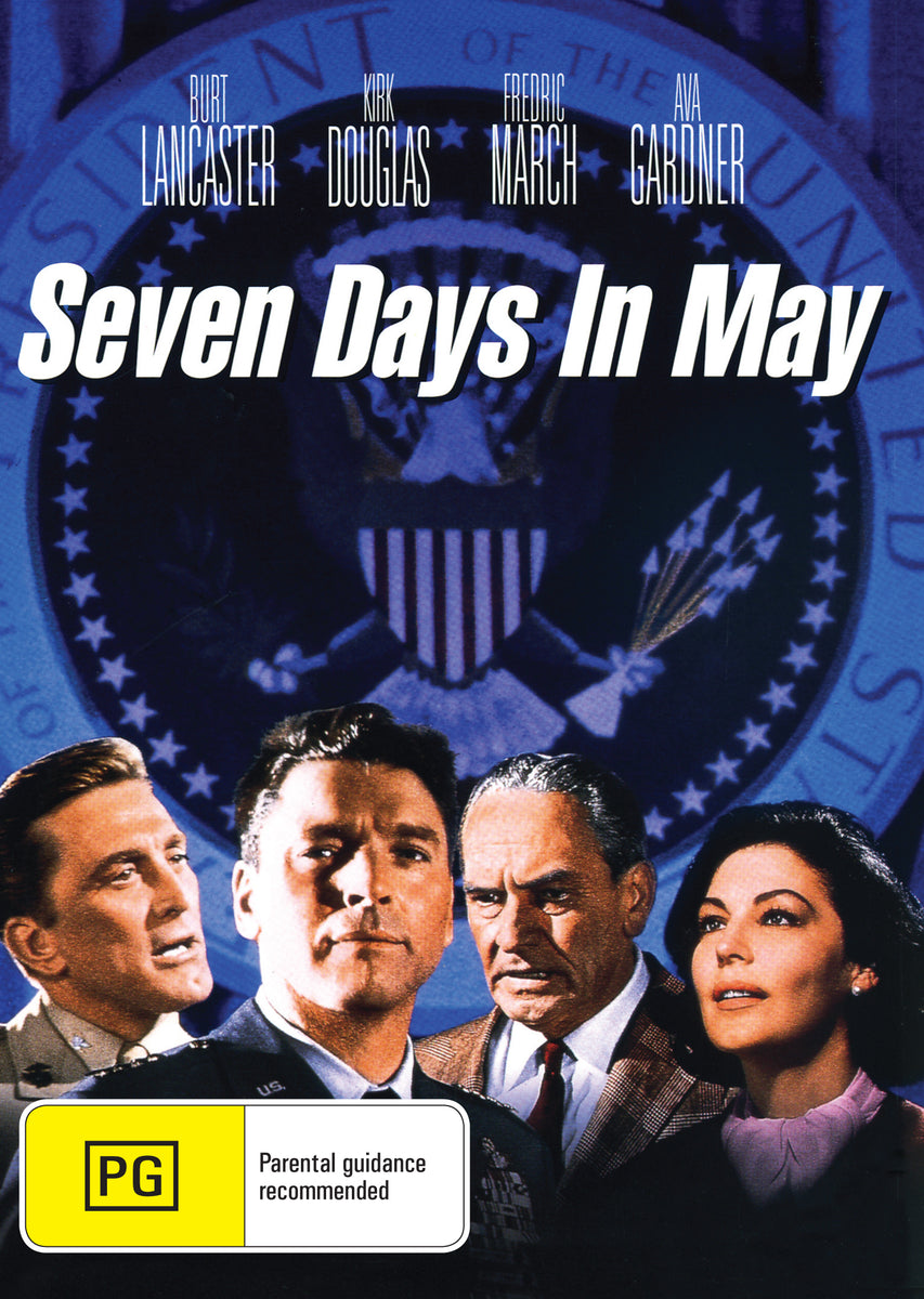 Seven Days in May (1964) - DVD - Burt Lancaster, Kirk Douglas