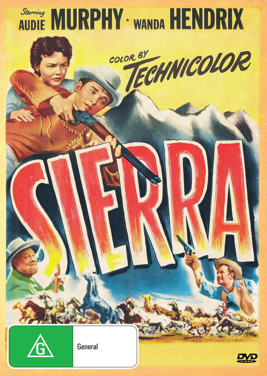 Sierra (1950) - DVD - Audie Murphy, Wanda Hendrix