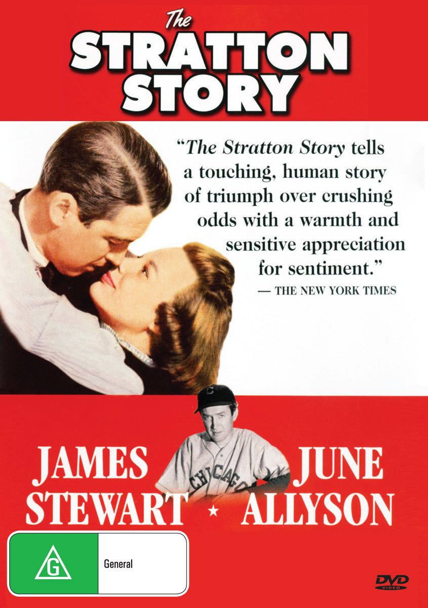 The Stratton Story (1949) - DVD - James Stewart, June Allyson
