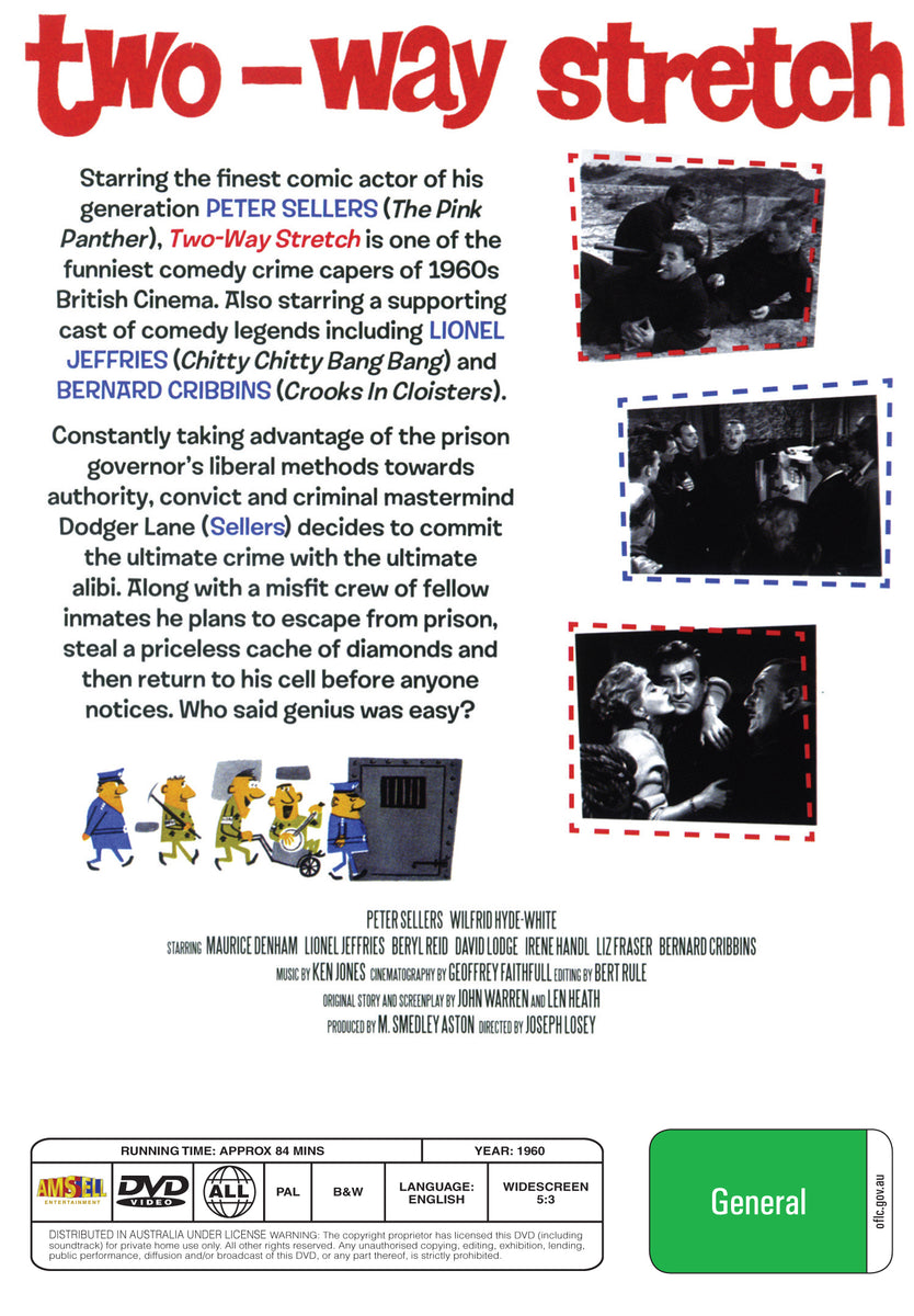 Two Way Stretch (1960) - DVD - Peter Sellers, David Lodge